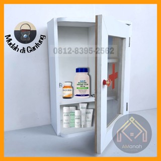 Jual [COD] RAK P3K KOTAK OBAT PORTABLE - KOTAK PENYIMPANAN OBAT BAHAN ...