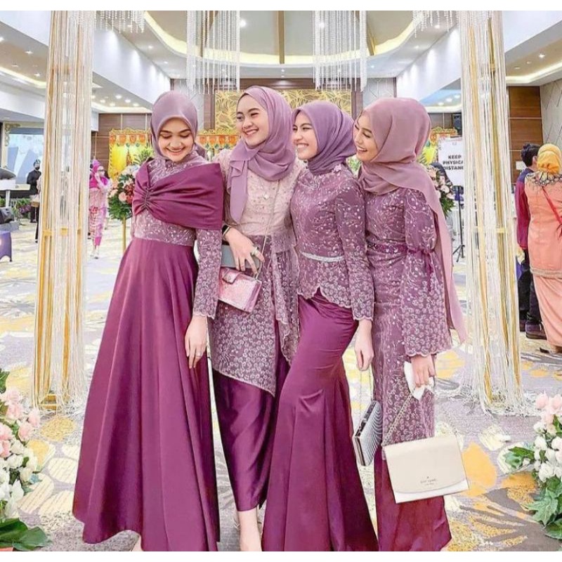 Jual Dress Bridesmaids Gaun Bridesmaids Cantik Elegant Butik premium ...