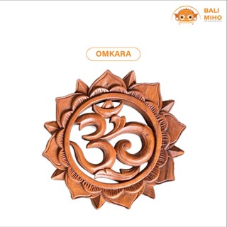 Jual Dekorasi Dinding Omkara dan Omkara Padma 20 cm - Omkara Kayu ...