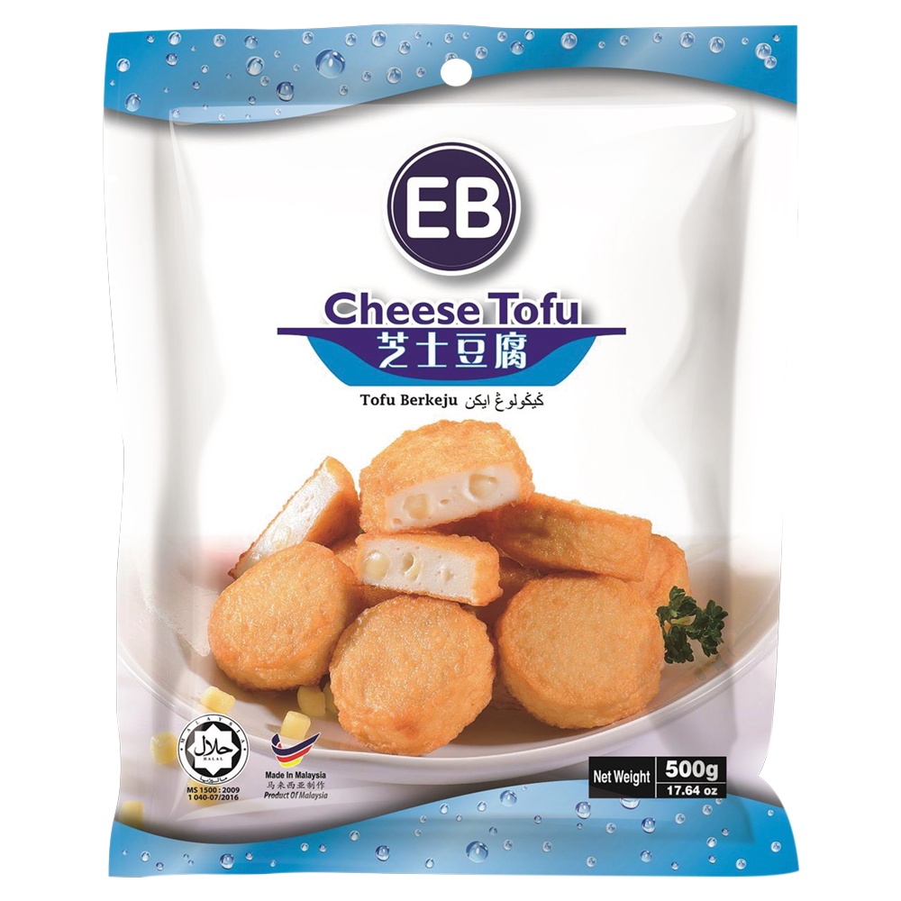 Jual Makanan Seafood EB Cheese Tofu Frozen Fish 500gr Tahu Ikan Keju ...