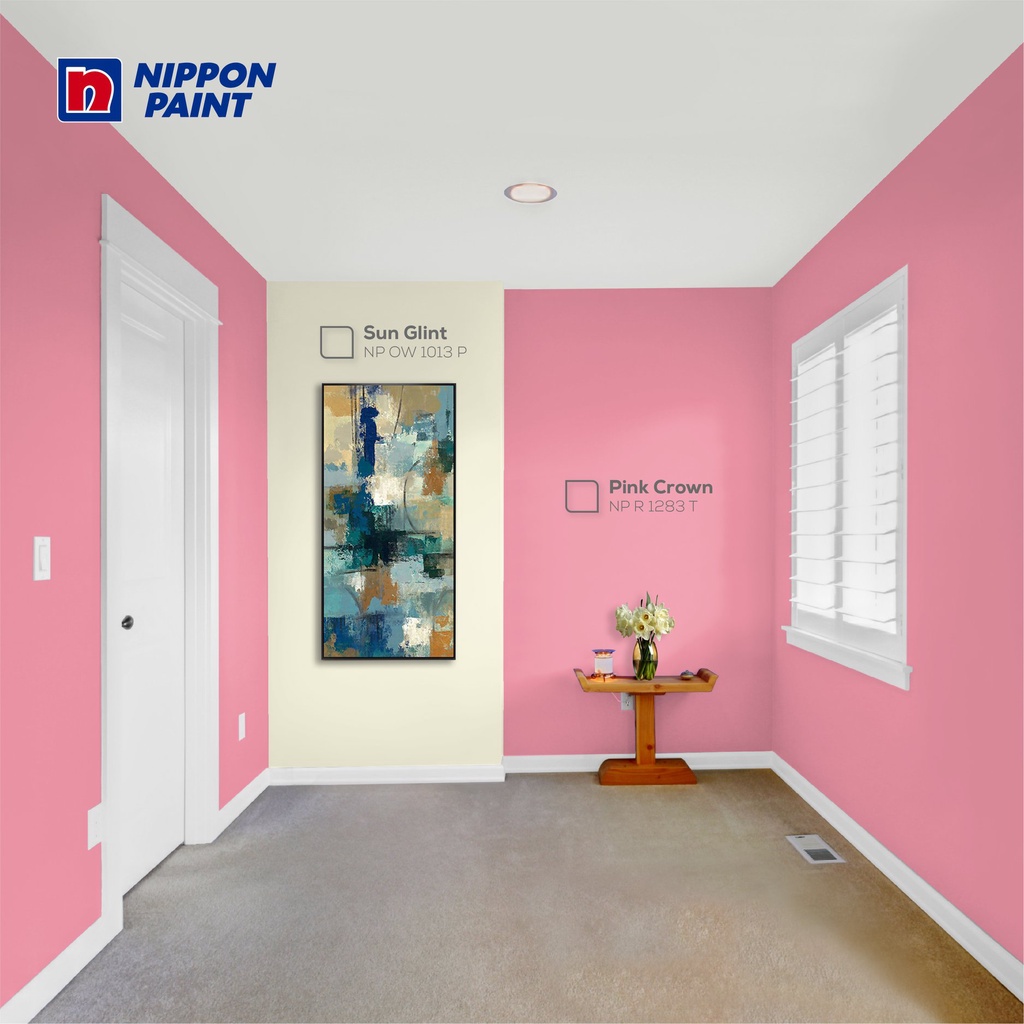 Jual CAT TEMBOK EKSTERIOR NIPPON PAINT - PINK CROWN/R1283T | Shopee ...