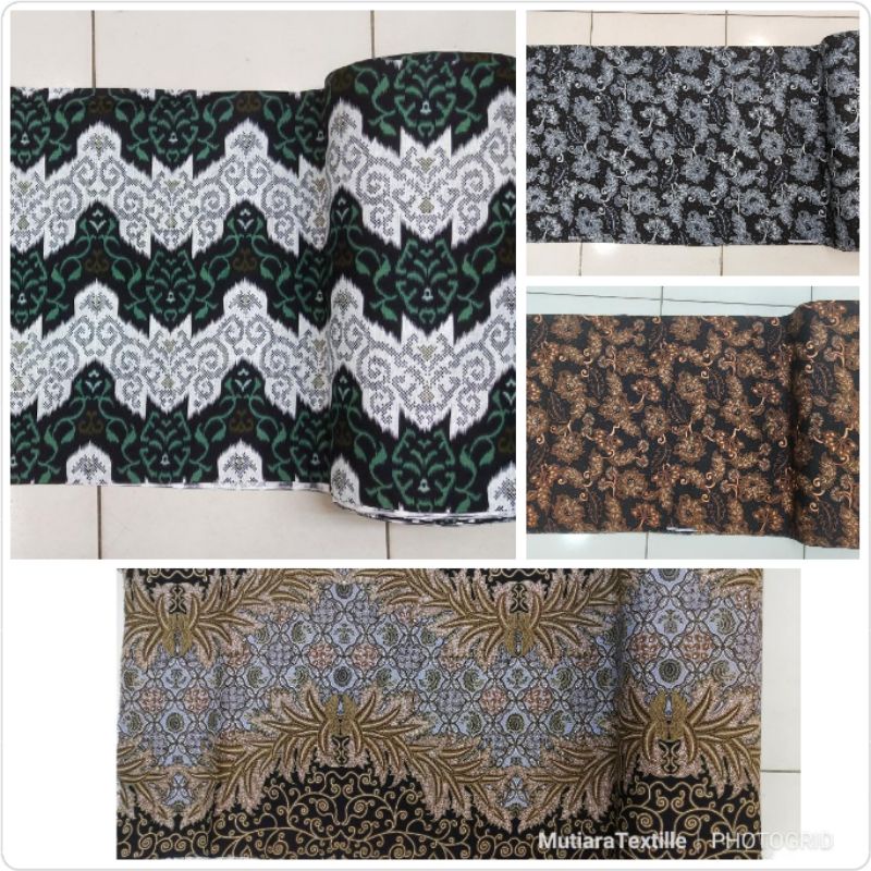 Jual Kain Batik Katun Celini. Bahan Batik Semir Putih. Celine Batik Per ...