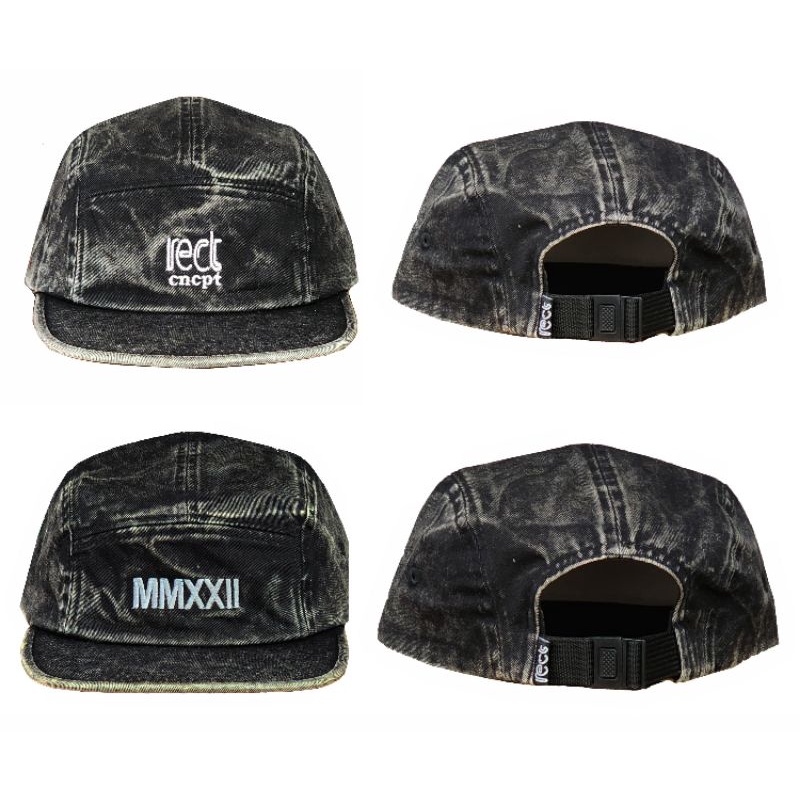 Jual Rectcncpt Topi 5 Panel Pria/Topi Washing 5 Panel Embordier ...