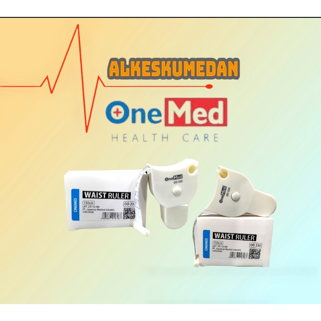 Jual ALAT PENGUKUR LINGKAR TUBUH 150 CM ONEMED WAIST RULER ALAT ...