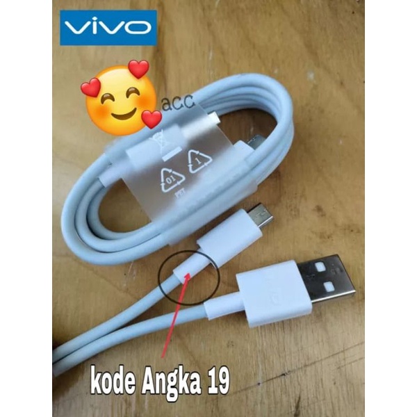 Jual KABEL DATA KD CABUTAN HP VIVO MICRO USB ORIGINAL 100% REAL 2A DAYA ...