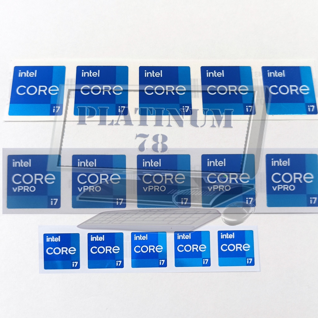 Jual Sticker Stiker Logo intel Core i7 Gen 11 Original | Shopee Indonesia