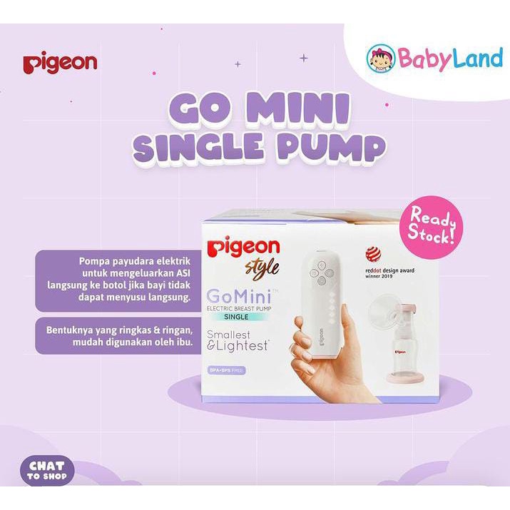 Jual PIGEON Go Mini Single Pump | Pompa ASI Elektrik | Shopee Indonesia