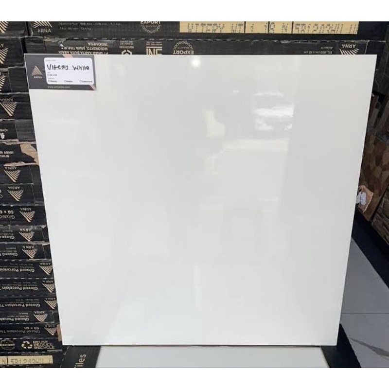 Jual granite lantai putih polos glossy ARNA 60x60 VITERY WHITE | Shopee ...