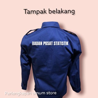 Jual SERAGAM BPS KEMEJA BPS BADAN PUSAT STATISTIK KEMEJA PDH BPS KEMEJA ...
