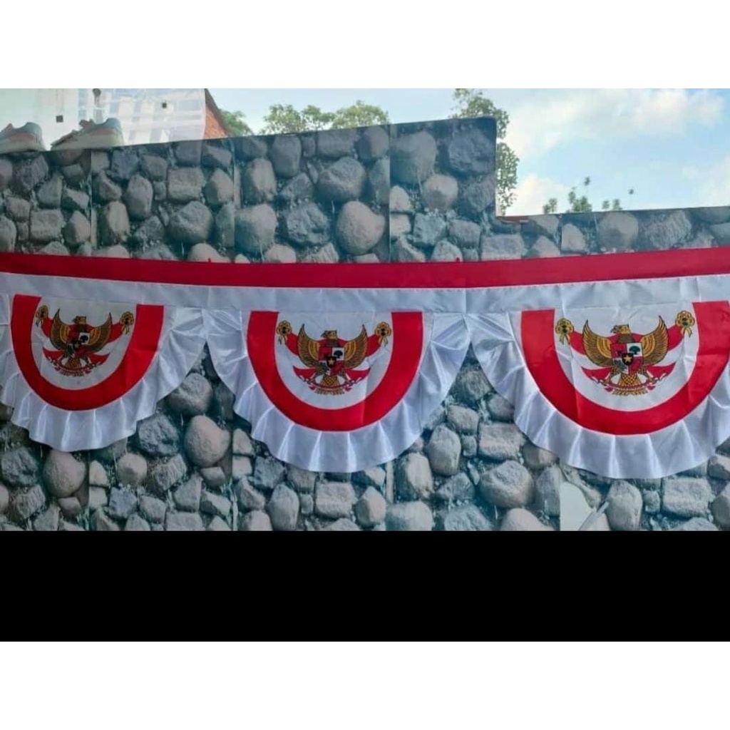 Jual Bendera panjang Bendera Backround HUT Kemerdekaan RI Backround ...