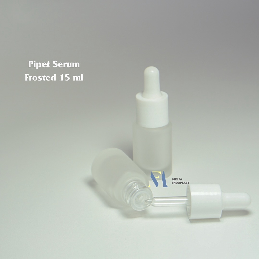 Jual BOTOL 15 ML / BOTOL SERUM 15 ML FROSTED / BOTOL PIPET TEBAL 15 ML ...