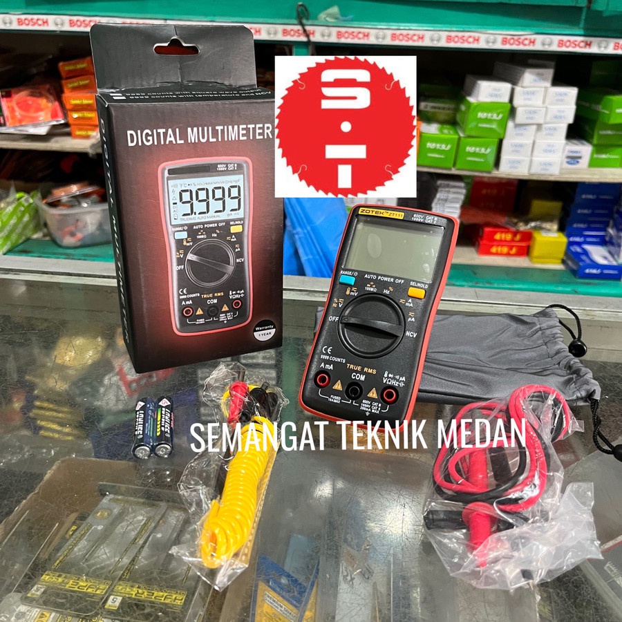 Jual ZT 111 DIGITAL MULTIMETER MULTITESTER AVOMETER LCD DISPLAY ZOTEK ...