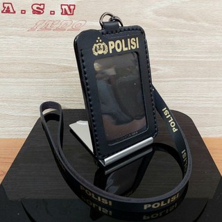 Jual Id Card Kulit POLISI Id Card Kulit POLRI | Shopee Indonesia