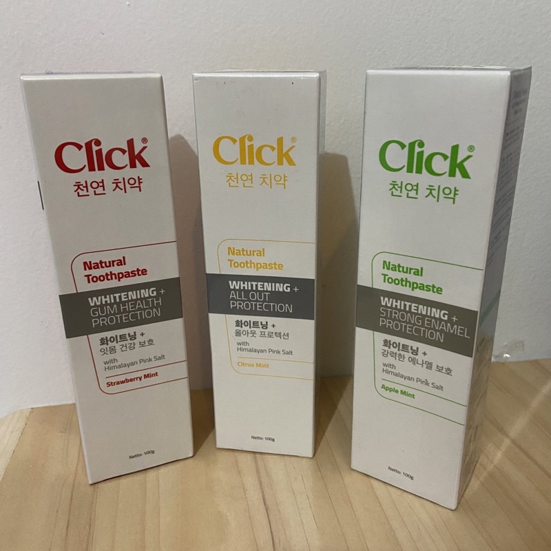 Jual Click Toothpaste Pasta Gigi Odol Korea ORI BARU | Shopee Indonesia