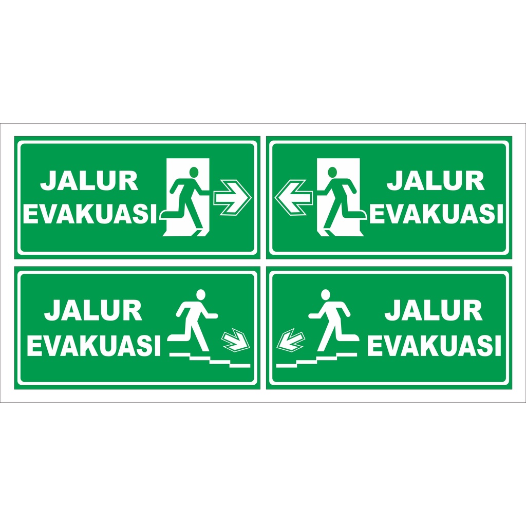 Jual Rambu Jalur Evakuasi | Shopee Indonesia