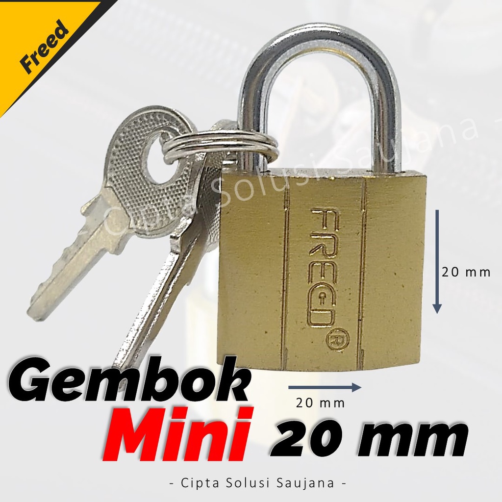 Jual GEMBOK MINI 20MM GEMBOK KECIL PENGAMAN KOPER GEMBOK PINTU LEMARI LOKER GEMBOK KOTAK AMAL ...