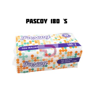 Jual Tissue PASCOY 180 sheet 2ply facial Tissue tisu wajah | Shopee ...