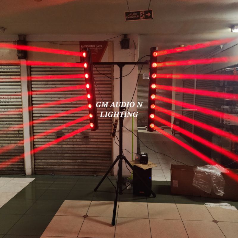 Jual MOVING BAR ROTATOR 8X10W FULLCOLOR LAMPU PANGGUNG PARTY DJ BAR ...