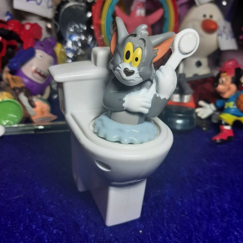 Jual mainan anak/figure dikoleks tom & jerry bath toilet mcd versi luar ...