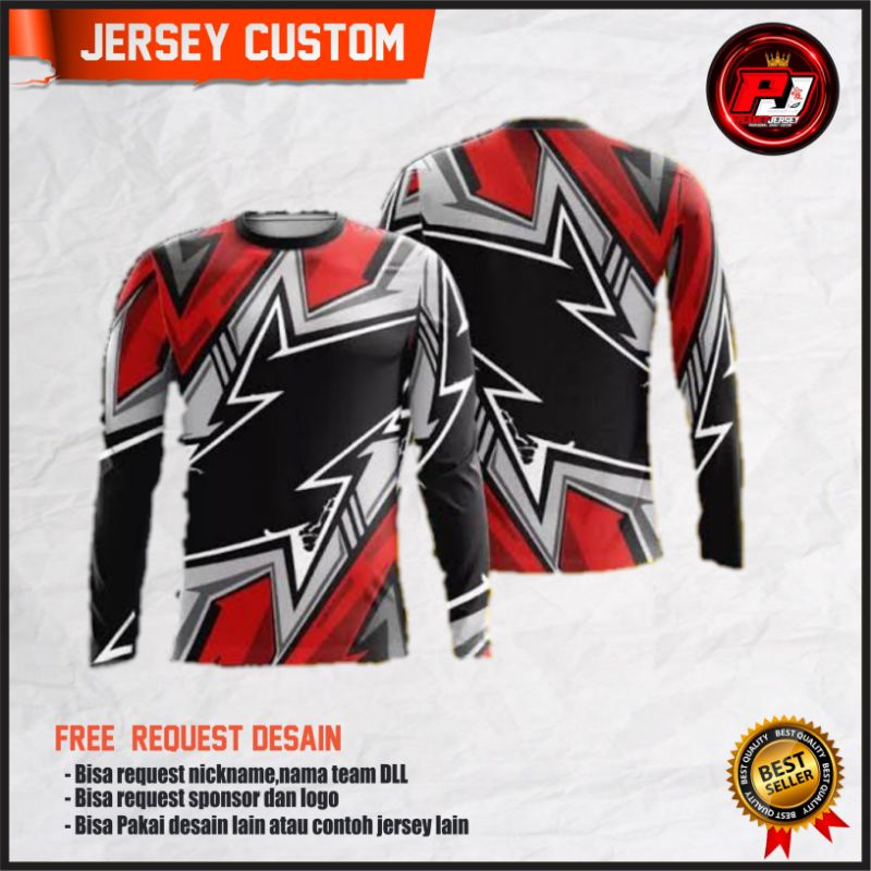 Jual Jersey custom lengan panjang | Shopee Indonesia