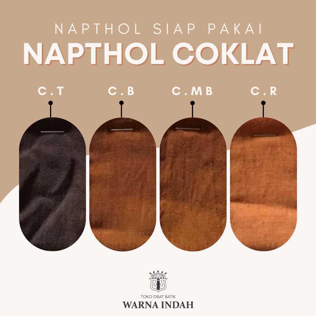 Jual NAPTHOL / NAFTOL / NAFTHOL SET LENGKAP PEWARNA BATIK / TEKSTIL ...