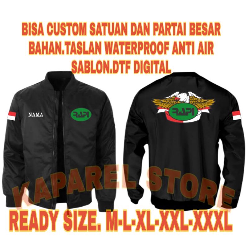 Jual Jaket Bomber Rapi Radio Antar Penduduk Indonesia / Bomber Rapi ...