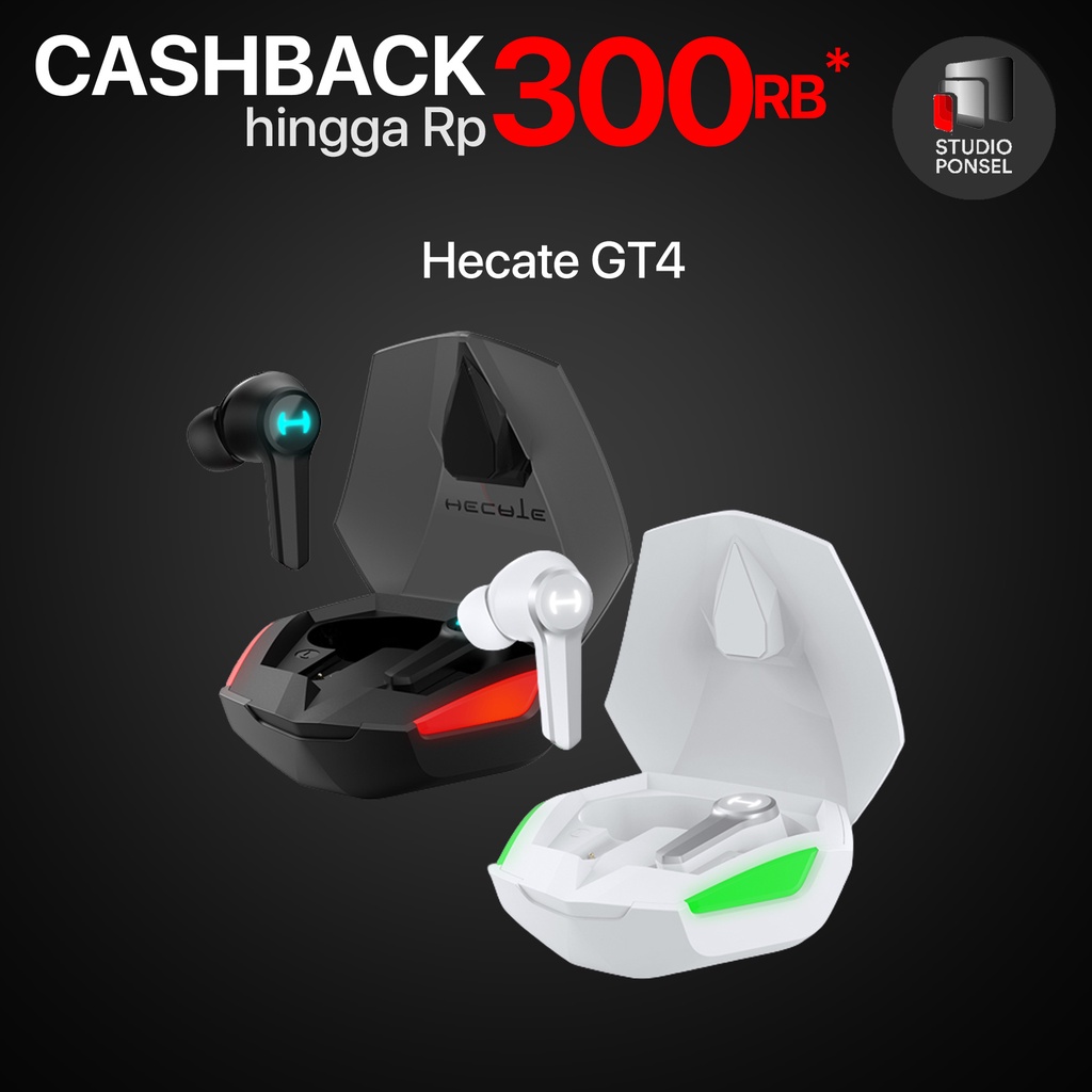 Jual Edifier Hecate GT4 True Wireless Gaming Earbuds Headset Bluetooth GT 4 | Shopee Indonesia