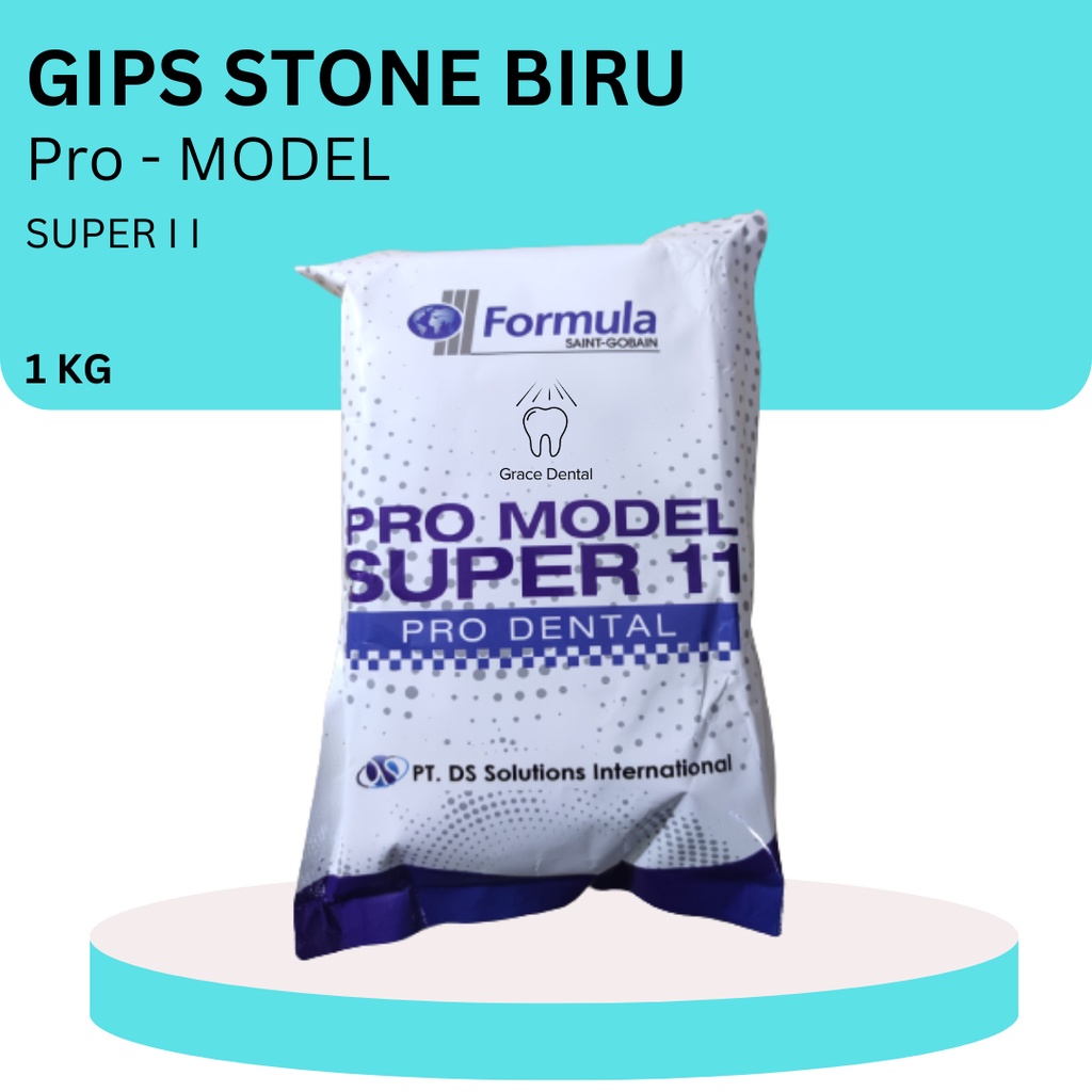 Jual Gips Stone Biru Moldano Dental Cetakan Cor Gigi Tipe 2 | Shopee ...