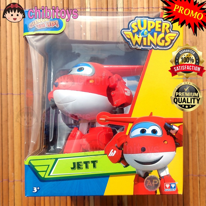 Jual SUPER WINGS CHANGE EM UP JETT JET - ROBOT PESAWAT ORIGINAL AULDEY ...