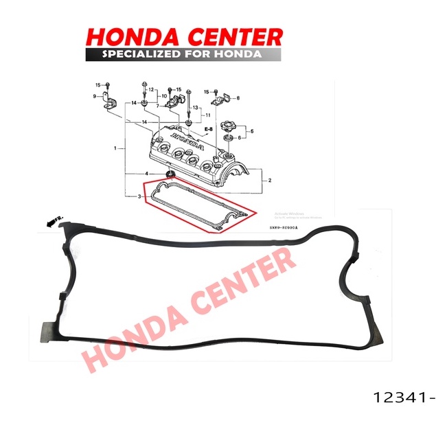 Jual Packing paking perpak karet tutup cover klep cylinder head civic ... Jual Packing paking perpak karet tutup cover klep cylinder head civic ...