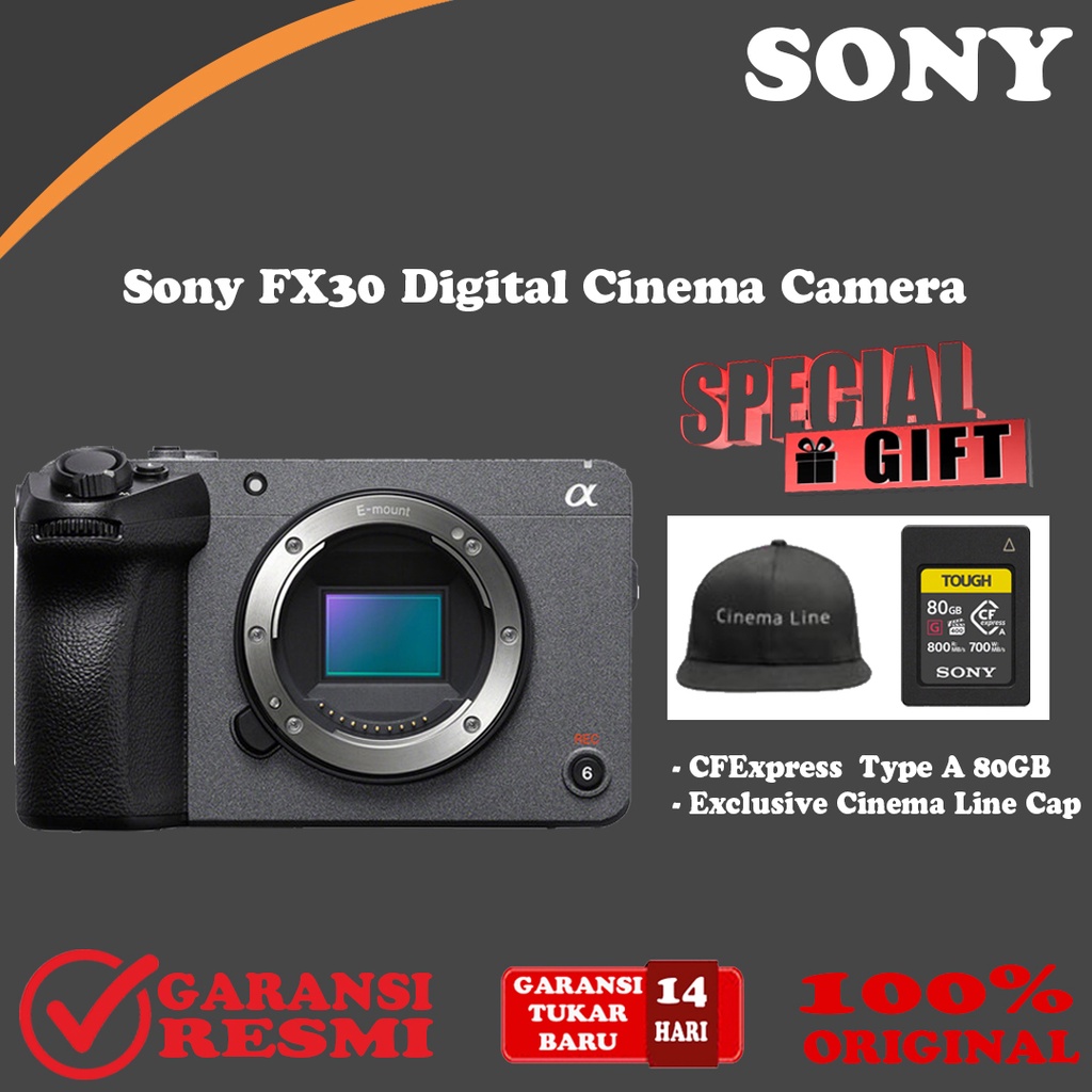 Jual Sony FX30 Body Only Compact Cinema Line Camera FX-30 Original | Shopee Indonesia