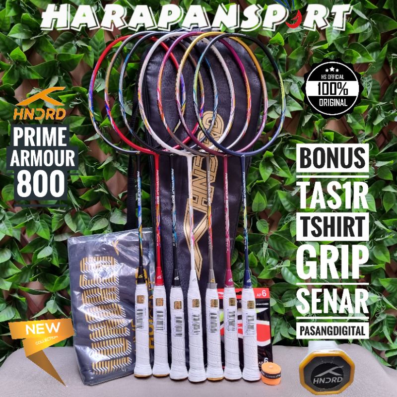 Jual RAKET BADMINTON HUNDRED HNDRD PRIMEARMOUR PRIME ARMOUR 800 ...