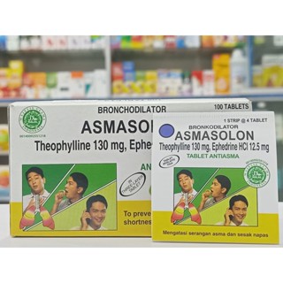 Jual Asmasolon 1 Strip 4 Tablet Obat Pereda Sesak Napas atau Asma ...