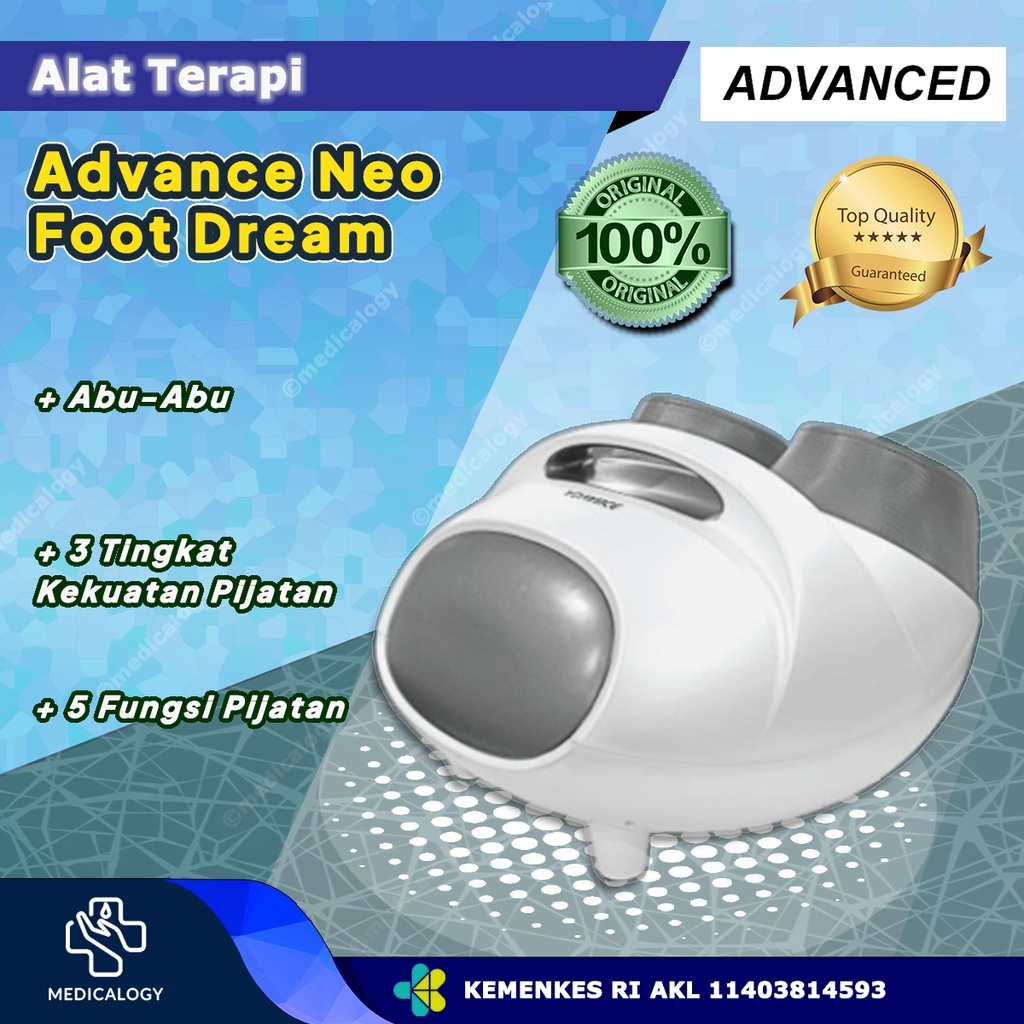 Jual Alat Pijat Kaki Advance Neo Foot Dream Foot Massager Abu Abu abu ...