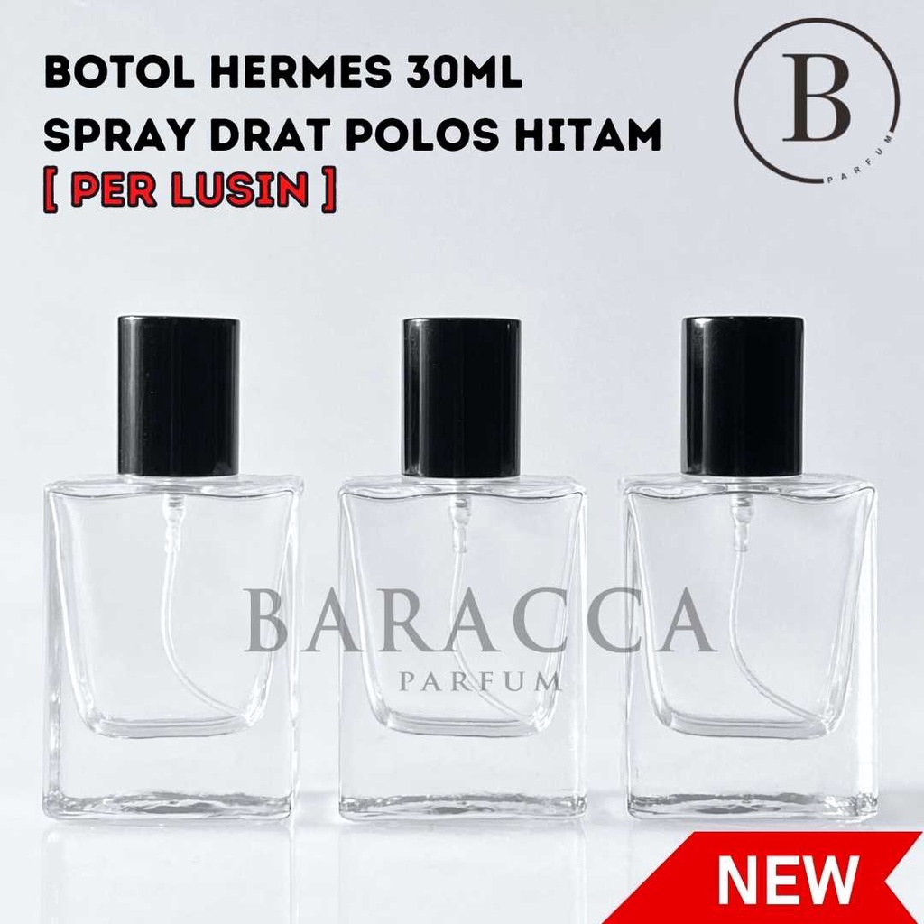 Jual Botol Parfum Hermes 30ML Drat Hitam - Botol Parfum Kosong Hermes ...