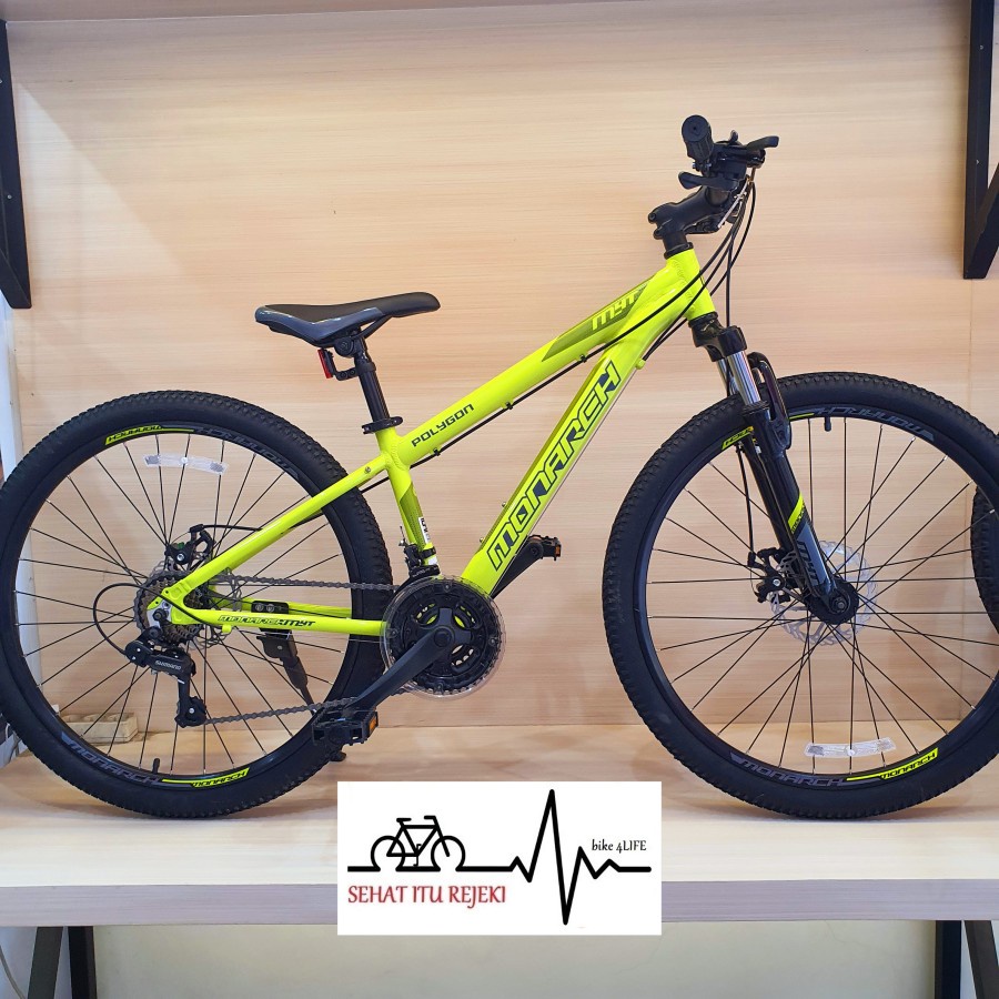 Jual SEPEDA MTB POLYGON MONARCH MYT 3x7 SPEED 26 INCH LIGHT GREEN 2023 ...