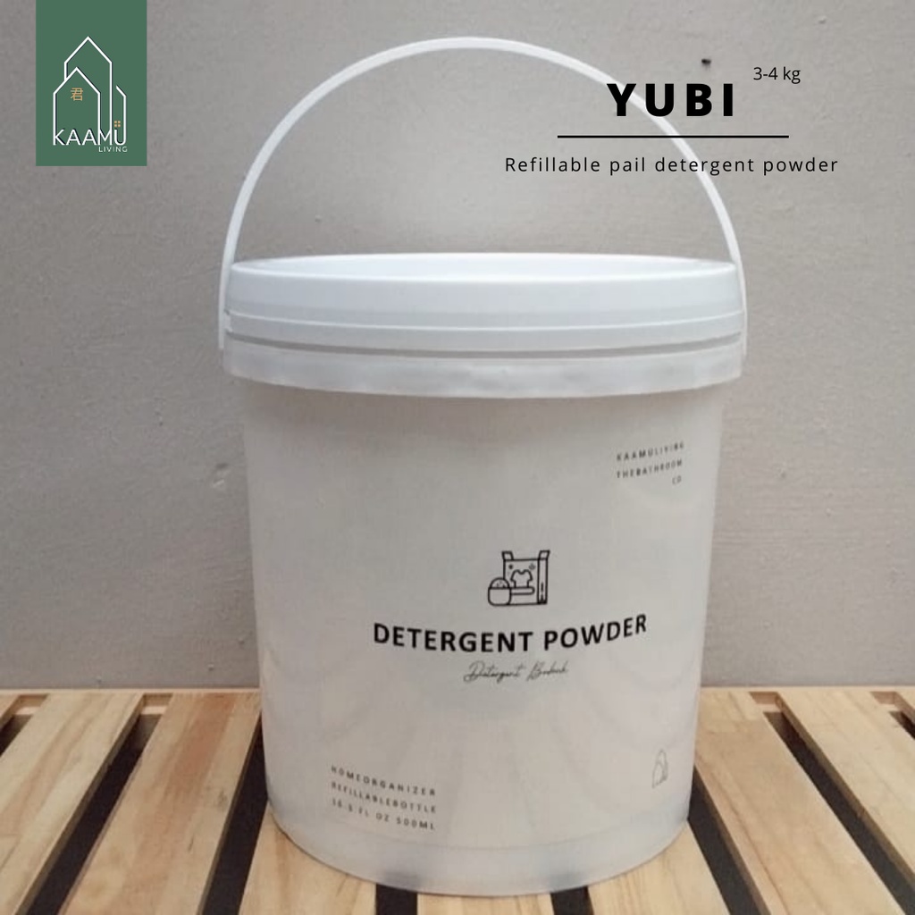 Jual [kaamuliving] Yubi botol jerigen ember pail baru kotak laundry ...