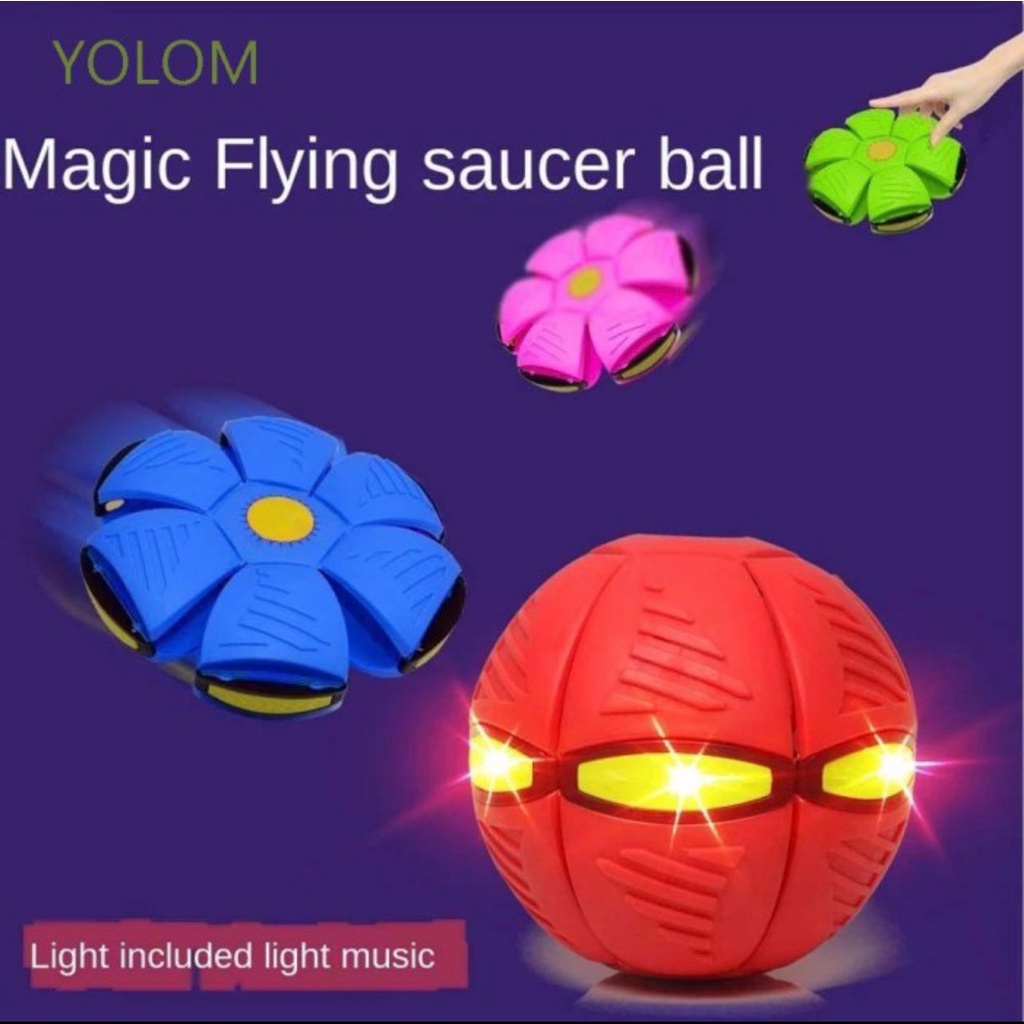 Jual Mainan BOLA MAGIC UFO MUSIC BERLAMPU / BOLA BERLAMPU / UFO TERBANG ...
