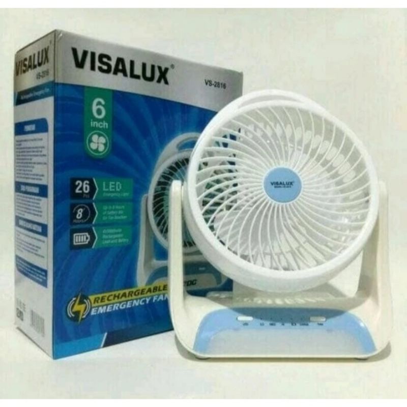 Jual VISALUX VS-2816 6 inch 8 Hours LED Emergency Light Up to 8 Hours ...