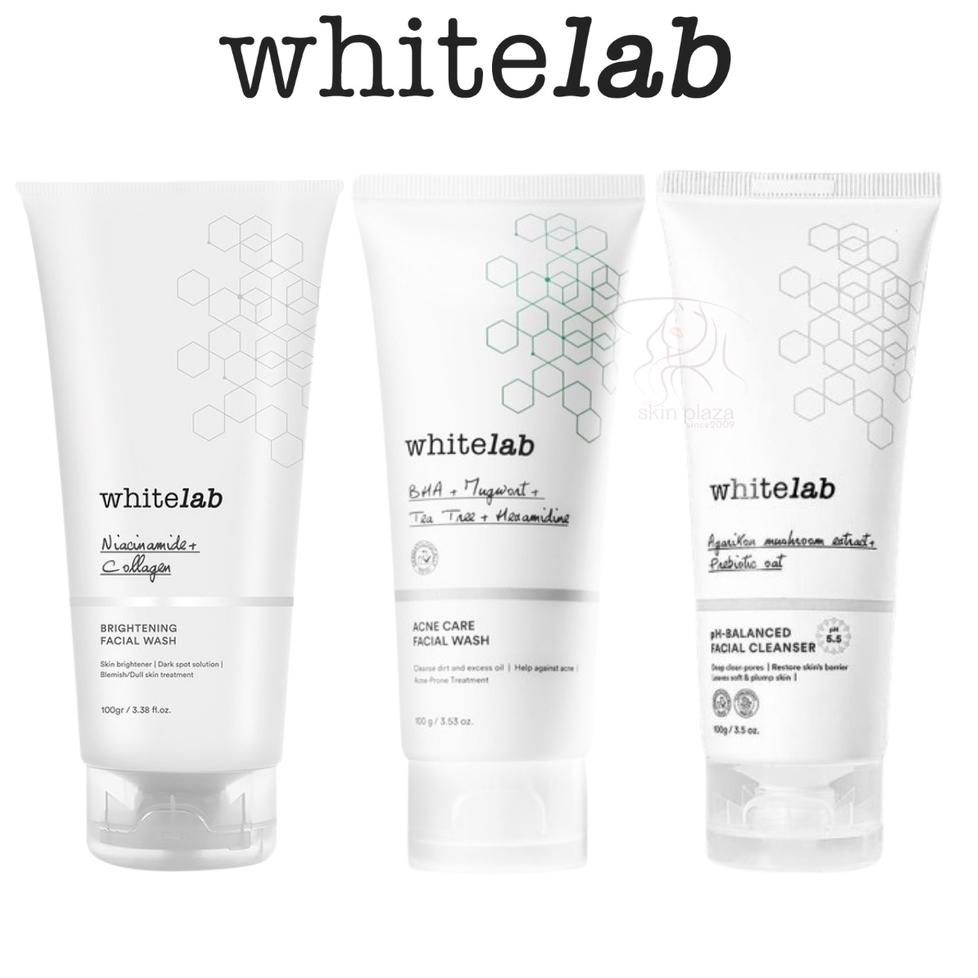 Jual ptu46 Whitelab Brightening pH-Balanced Cleanser Acne Care Facial ...