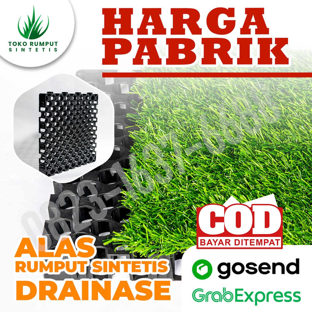 Jual Drainase cell ukuran 25x25 Tebal 3cm Alas Rumput Premium Dari Toko ...
