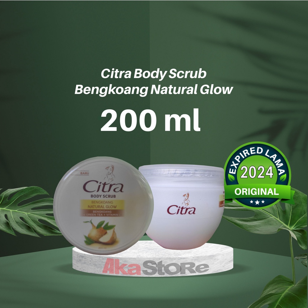 Jual Citra body scrub bengkoang natural glowing 200ml | Shopee Indonesia