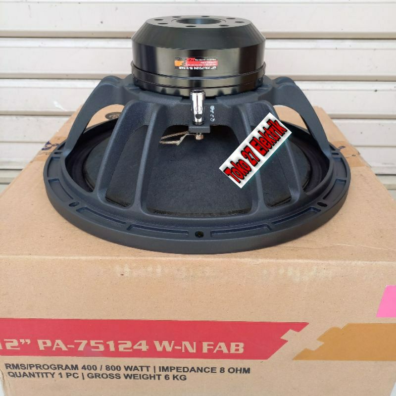 Jual Speaker ACR Fabulous 12 inch PA 75124 W-N | Shopee Indonesia