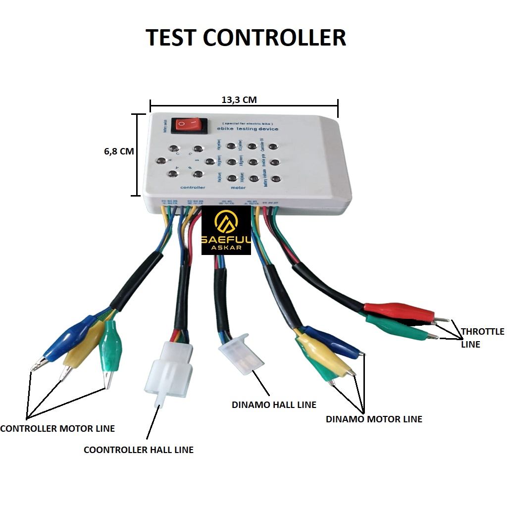 Jual Alat Test Controller, Dinamo Motor, Hall Sensor dan Grip Gas ...