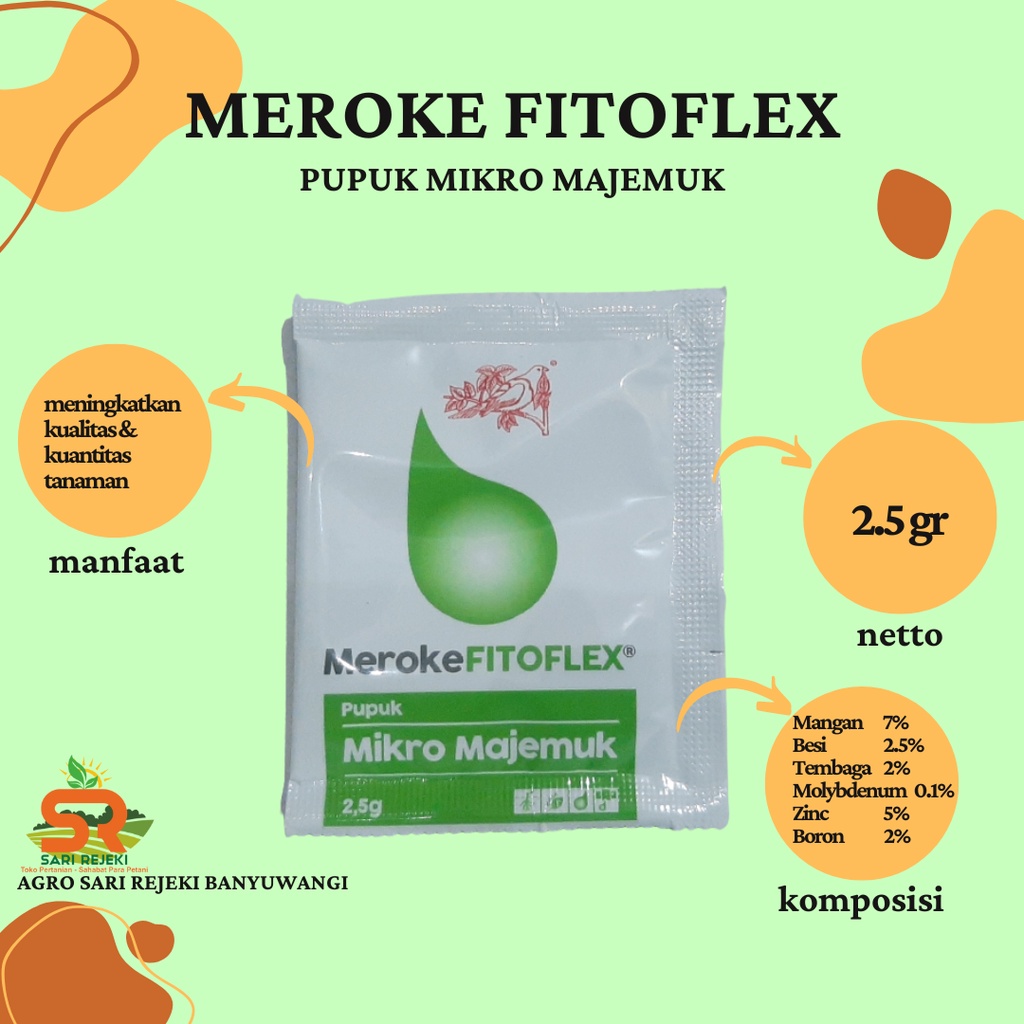 Jual PUPUK MIKRO FITOFLEX MEROKE 2.5GR | Shopee Indonesia