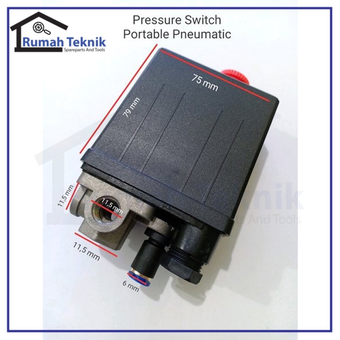 Jual Pressure Switch Otomatis Kompresor Angin Portable Pneumatic ...