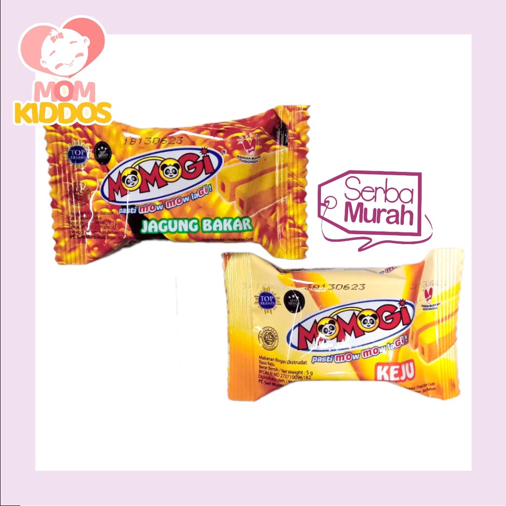 Jual Snack Momogi Rasa Jagung Bakar / Keju | Momogi 5gr | Shopee Indonesia