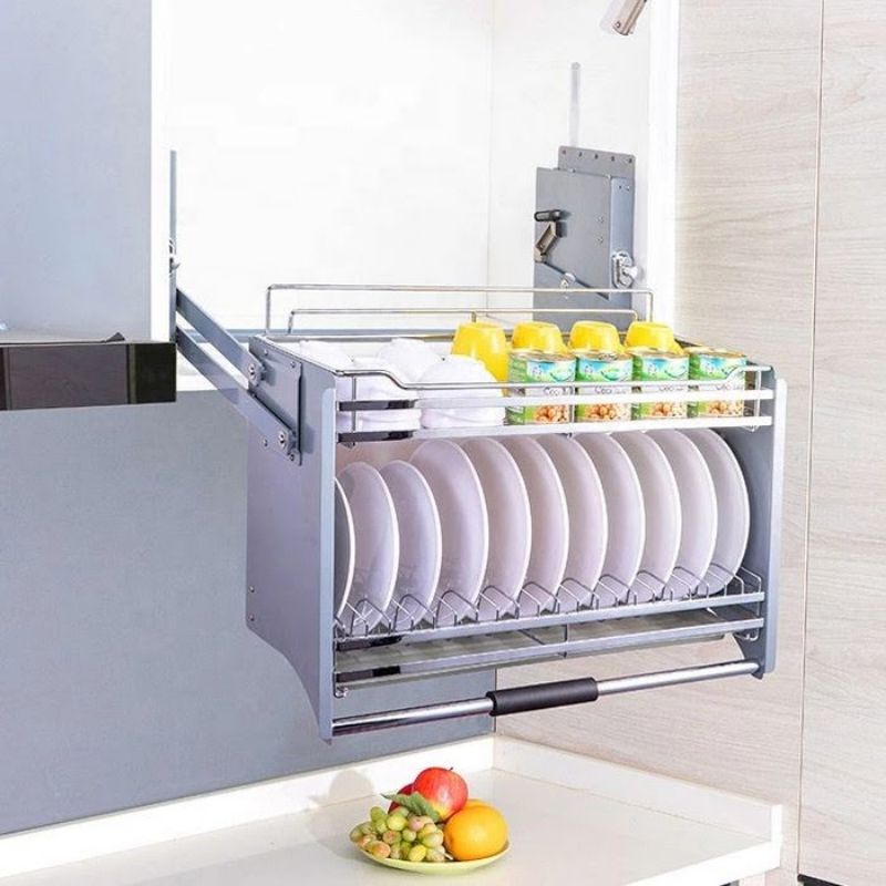 Jual Rak piring Elevator serbaguna tarik kebawah slowmotion WW 18 PLATE ...