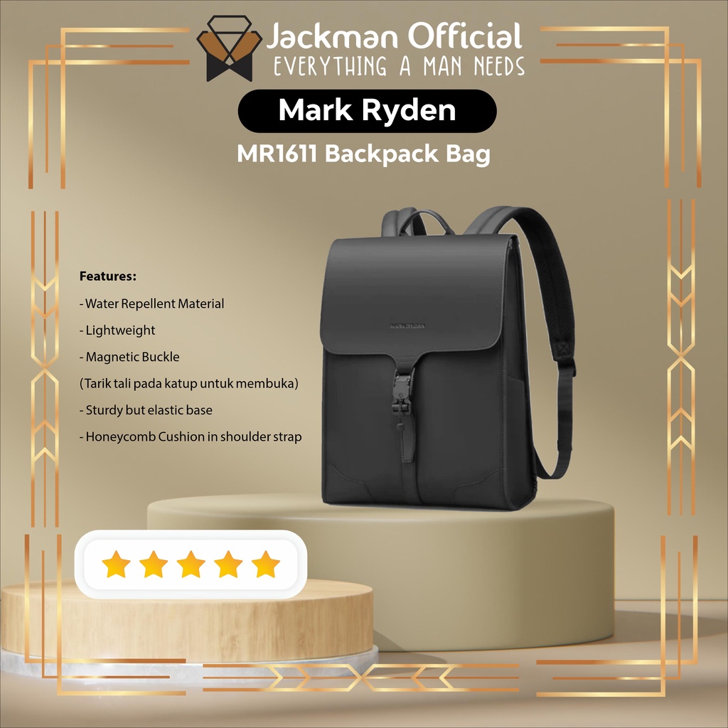 Jual MARK RYDEN MR1611 Backpack Bag - Tas Ransel Laptop 15.6 Inch ...