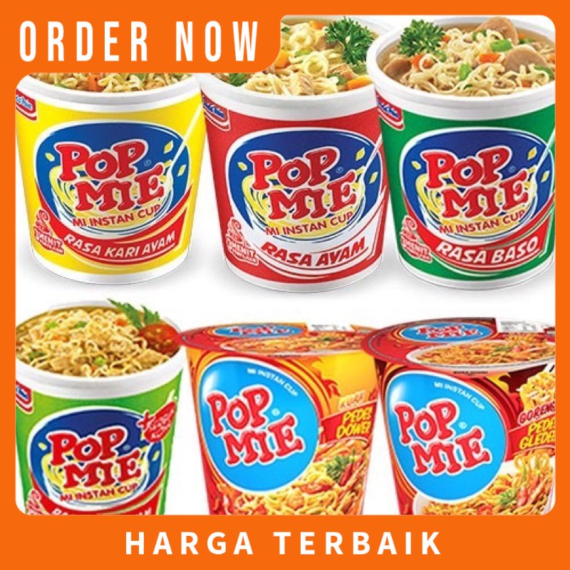 Jual POP MIE GORENG PEDES GLEDEK DOWER PANGSIT JONTOR KARI AYAM BASO ...